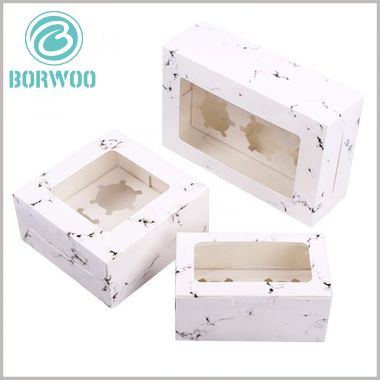 White food packaging boxes with windows | Custom boxes