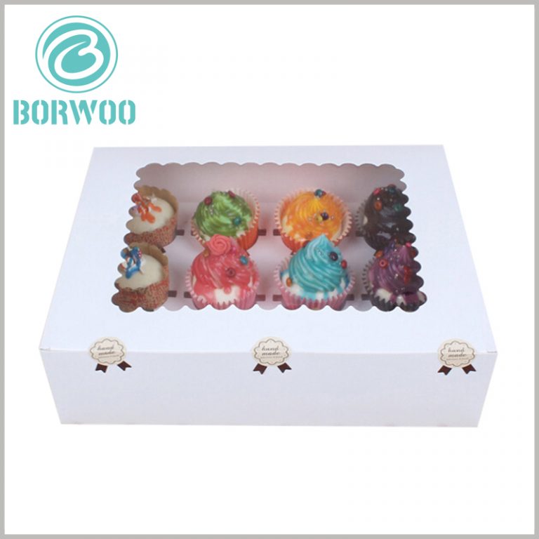 White food packaging boxes with windows | Custom boxes