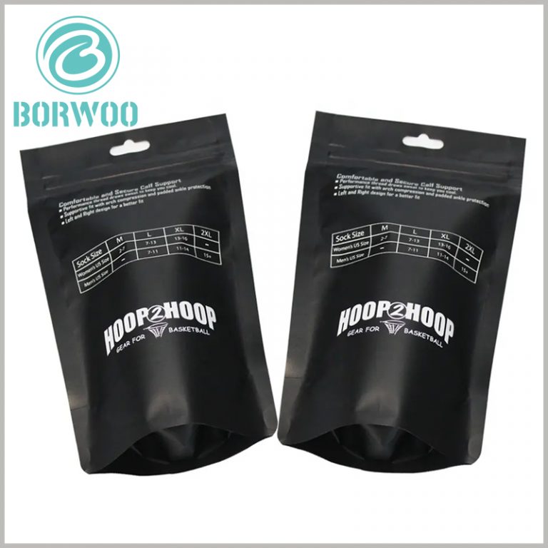 Matte black stand up pouch with window | Packaging manufacturer